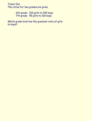 Comparing & Scaling Problem 2 3 Hex Wrap Up | PDF