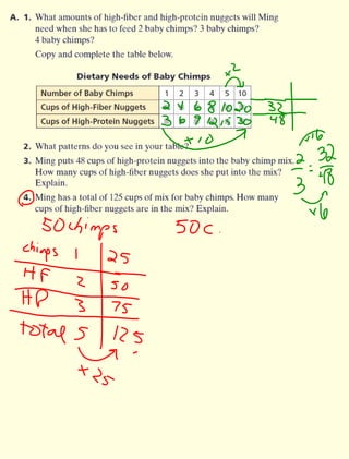 Comparing & Scaling Problem 2 3 Hex Wrap Up | PDF