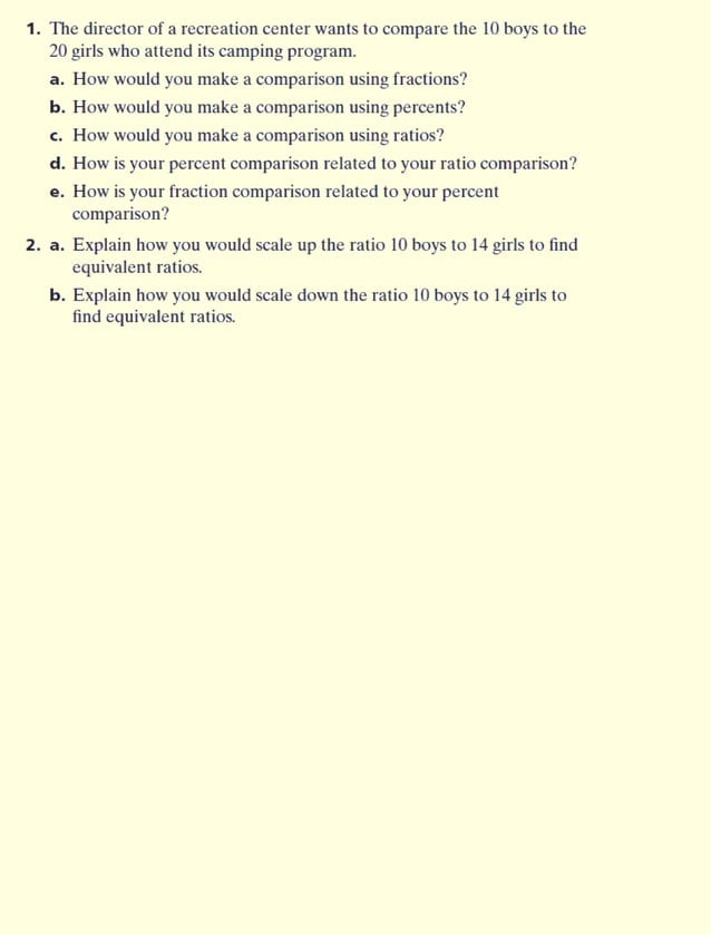 Comparing & Scaling Problem 2 3 Hex Wrap Up | PDF