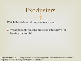 Homestead Act - US History (Activity 2-3) | PPTX