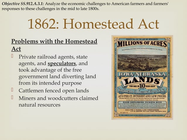 Homestead Act - US History (Activity 2-3) | PPTX