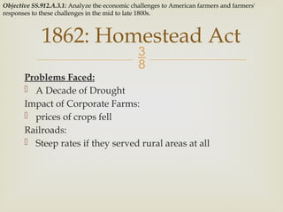 Homestead Act - US History (Activity 2-3) | PPTX