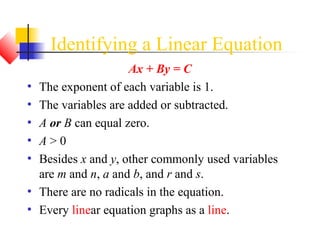 2.3 linear equations | PPT