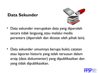 Pengumpulan dan Kompilasi Data Sekunder Sanitasi Permukiman | PPT