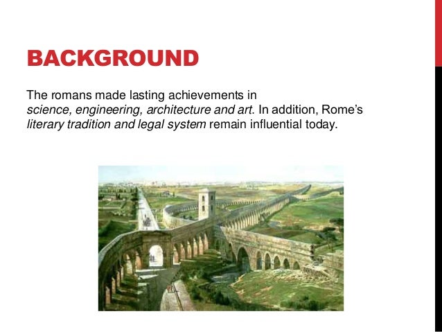 Rome Achievements In Literature