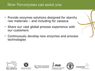 2.3 session by tuxen novozymes cassava-presentation | PPT | Agriculture | Industries