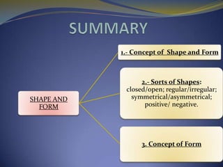 2.3 shape and form | PPSX
