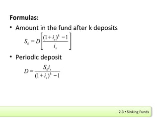 2 3sinkingfunds-110921085502-phpapp02 | PPT
