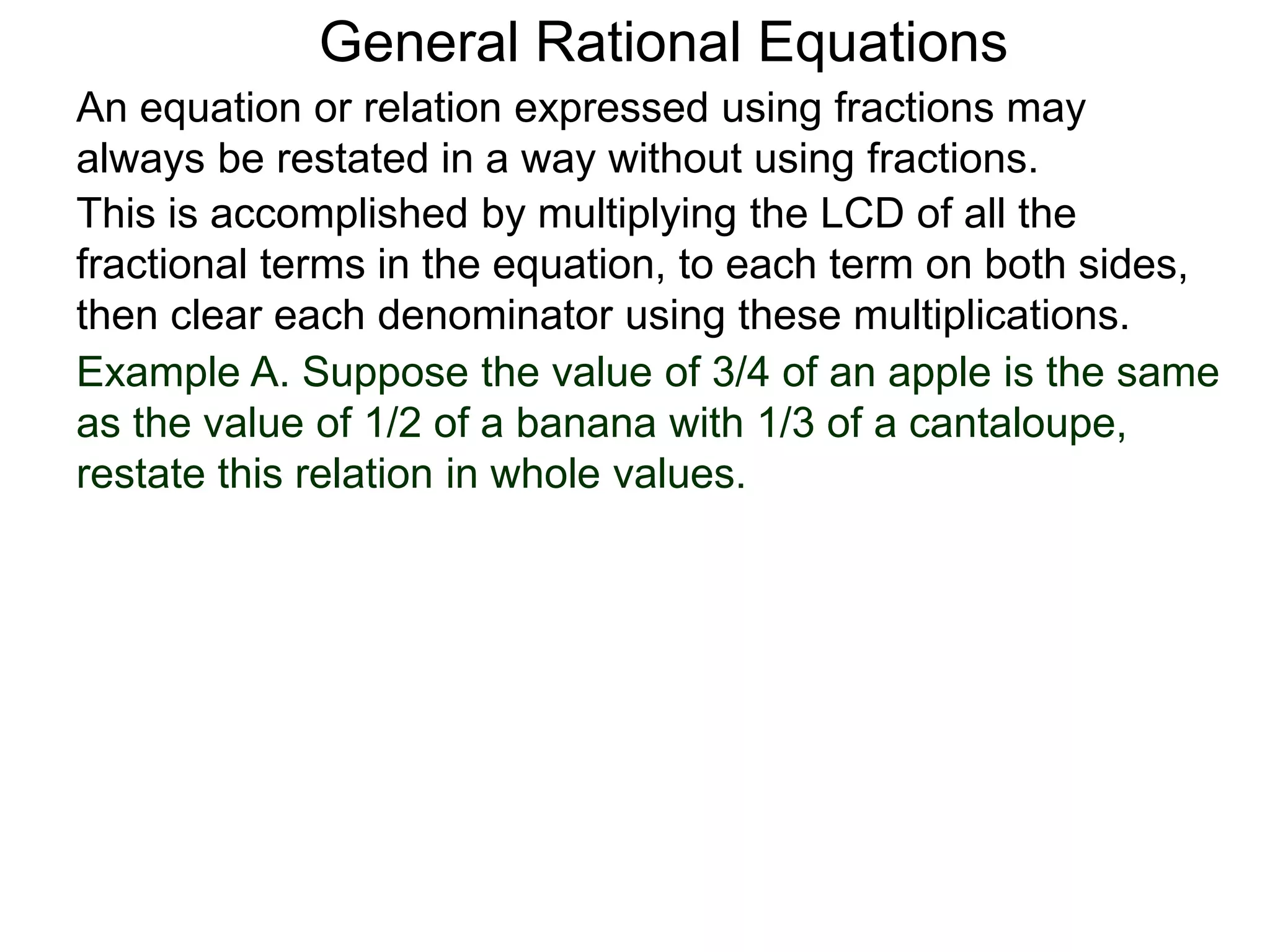 2 4 solving rational equations | PPTX