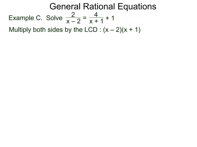 2 4 solving rational equations | PPT | Free Download