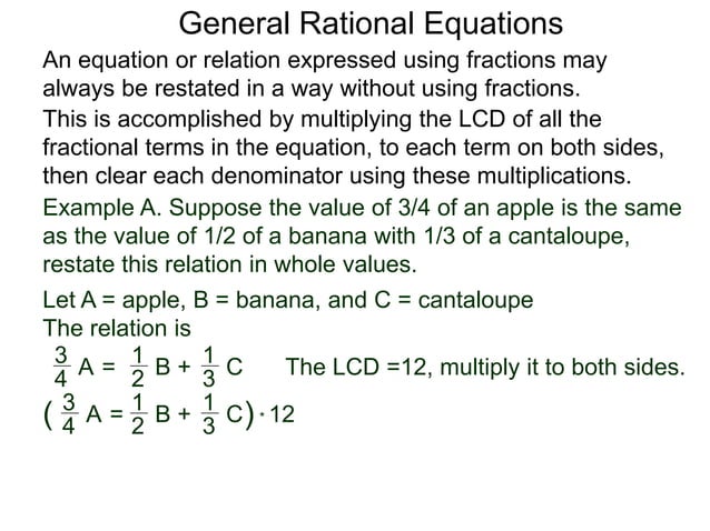 2 4 solving rational equations | PPT | Free Download
