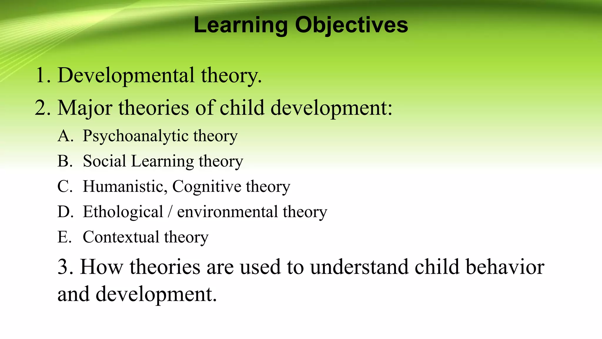 2-3 # theories of development (dev psy) | PDF