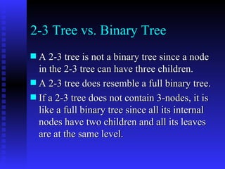 2 3 tree | PPT