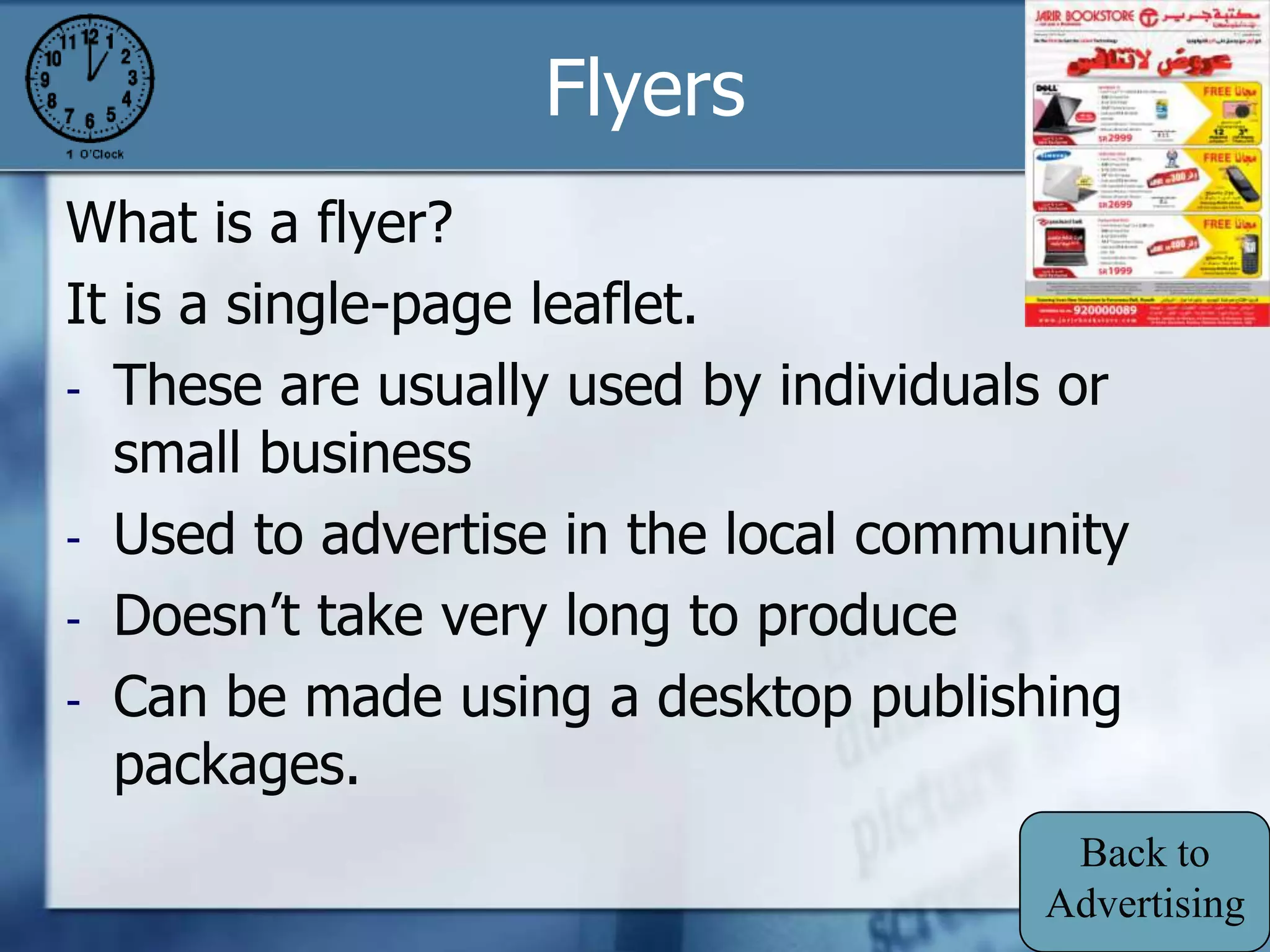 2.3 use of ict in advertising | PPT