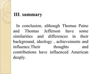 2 4-1 thomas paine, thomas jefferson | PPT