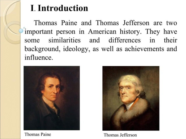 2 4-1 thomas paine, thomas jefferson | PPT