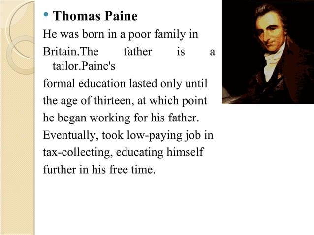 2 4-1 thomas paine, thomas jefferson | PPT