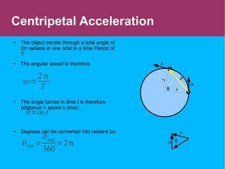 2.4 circular motion | ODP | Physics | Science