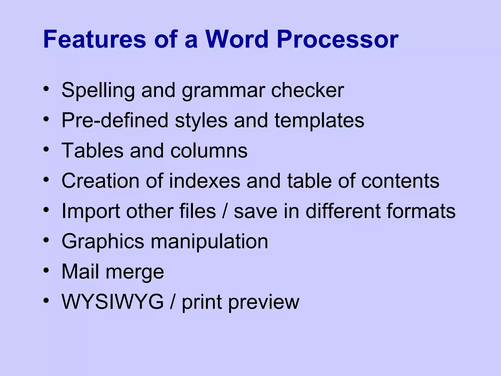 Generic softwares | PPT