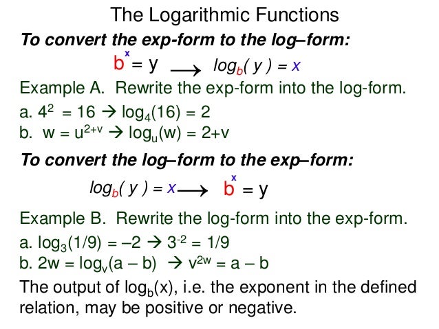 2.4 introduction to logarithm