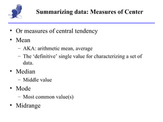 2 4 measures of center | PPT