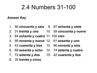 2.4 Numbers 31 and higher | PPT