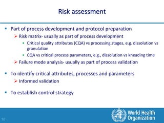 2-4_ProcessValidation protocol of pharmaceuticals | PPT