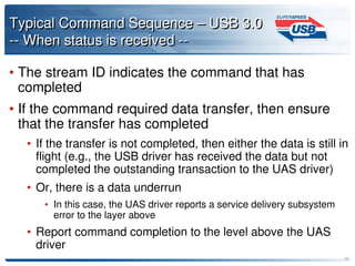 USB Attached SCSI Protocol (UASP) Explanation | PDF