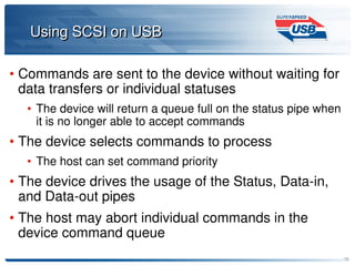 USB Attached SCSI Protocol (UASP) Explanation | PDF
