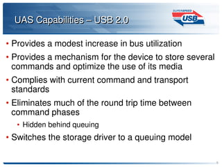 USB Attached SCSI Protocol (UASP) Explanation | PDF
