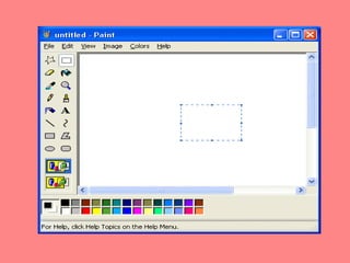 #2 4th ppt gr.1 microsoft paint editing and drawing tools | PPTX