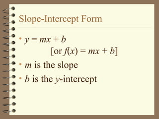 2.4 writing linear equations | PPT