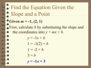 2.4 writing linear equations | PPT