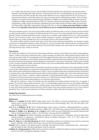 Does Female-authored Research have More Educational Impact than Male ...