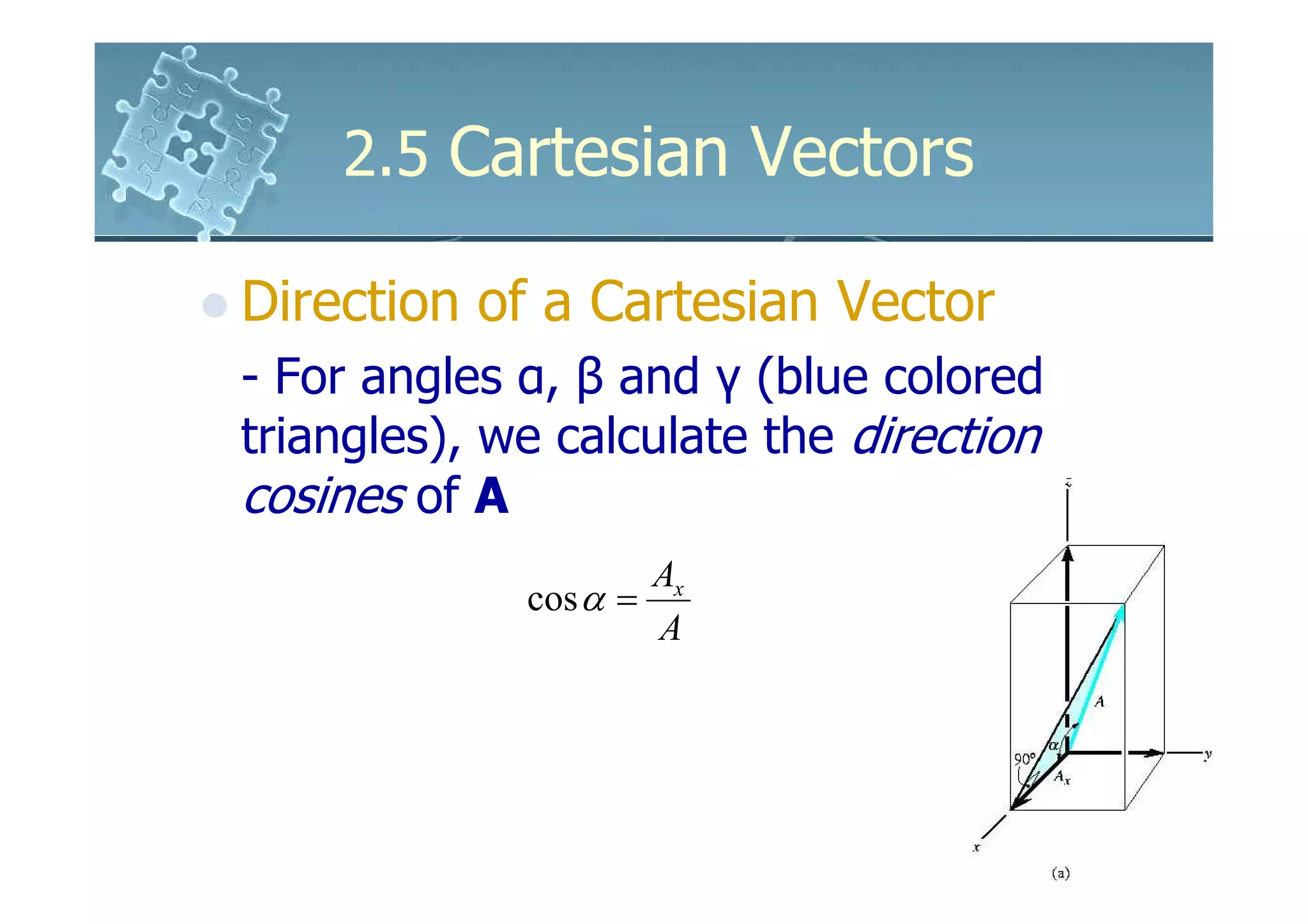 6161103 2.5 cartesian vectors | PDF