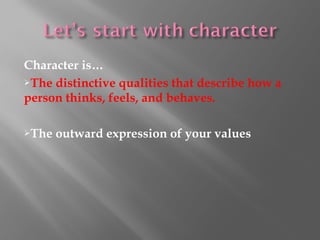2 5 character development | PPT