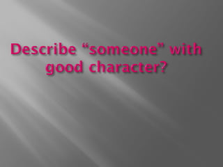 2 5 character development | PPT