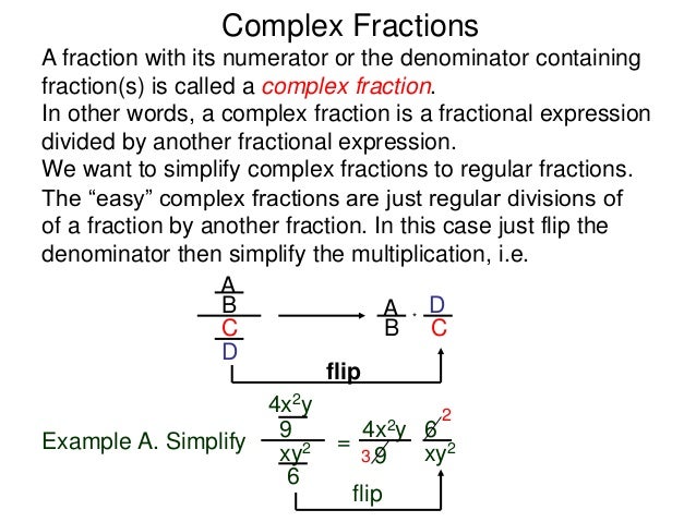 2 6 complex fractions