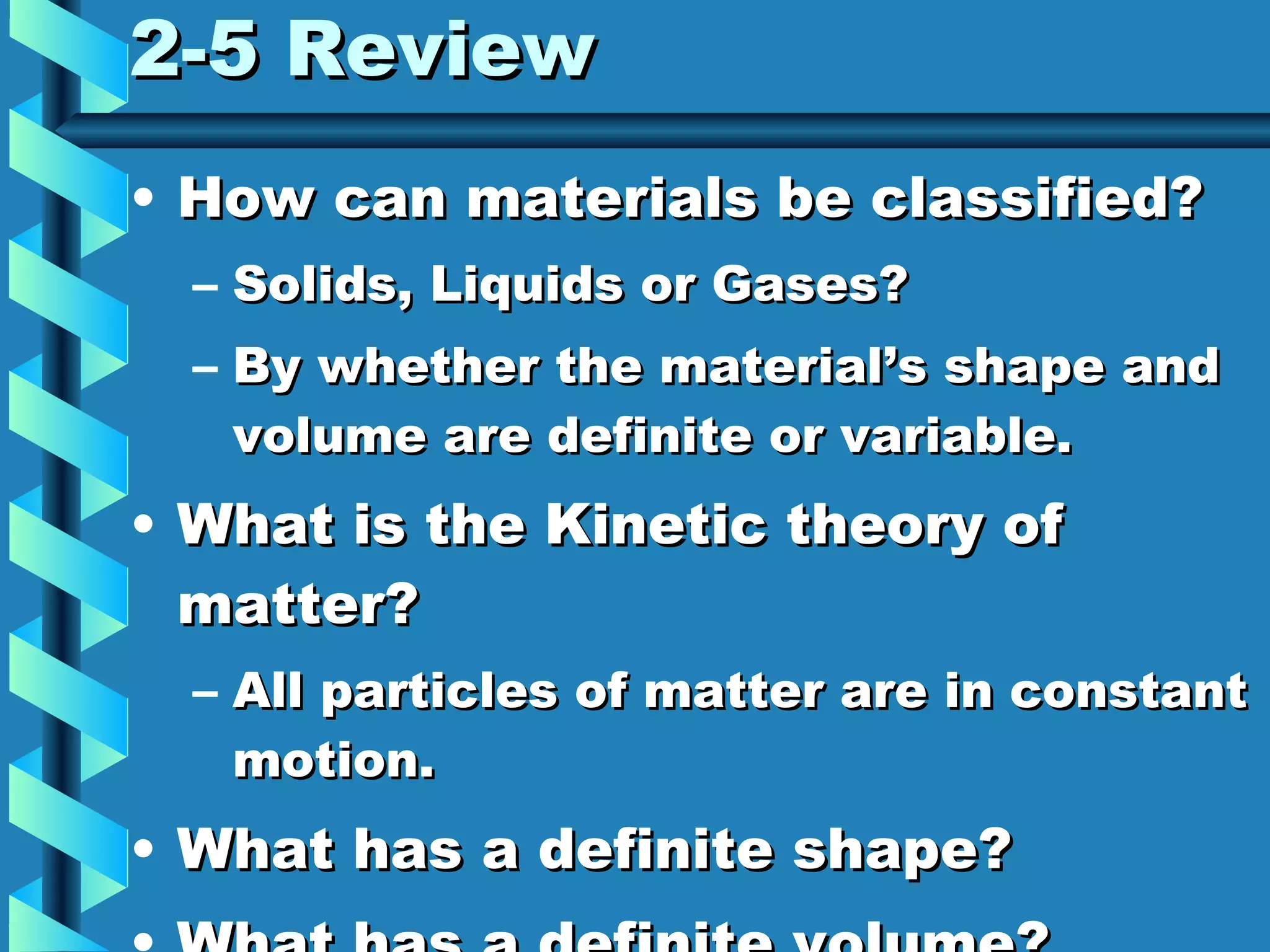 2-6 Phases Of Matter | PPT