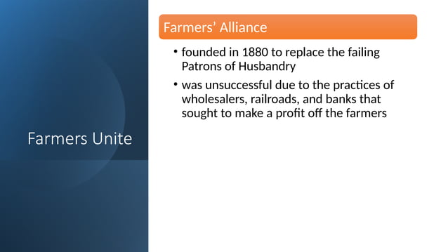 Populism Guided Notes - US History (FL). | PPT