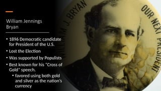 Populism Guided Notes - US History (FL). | PPTX