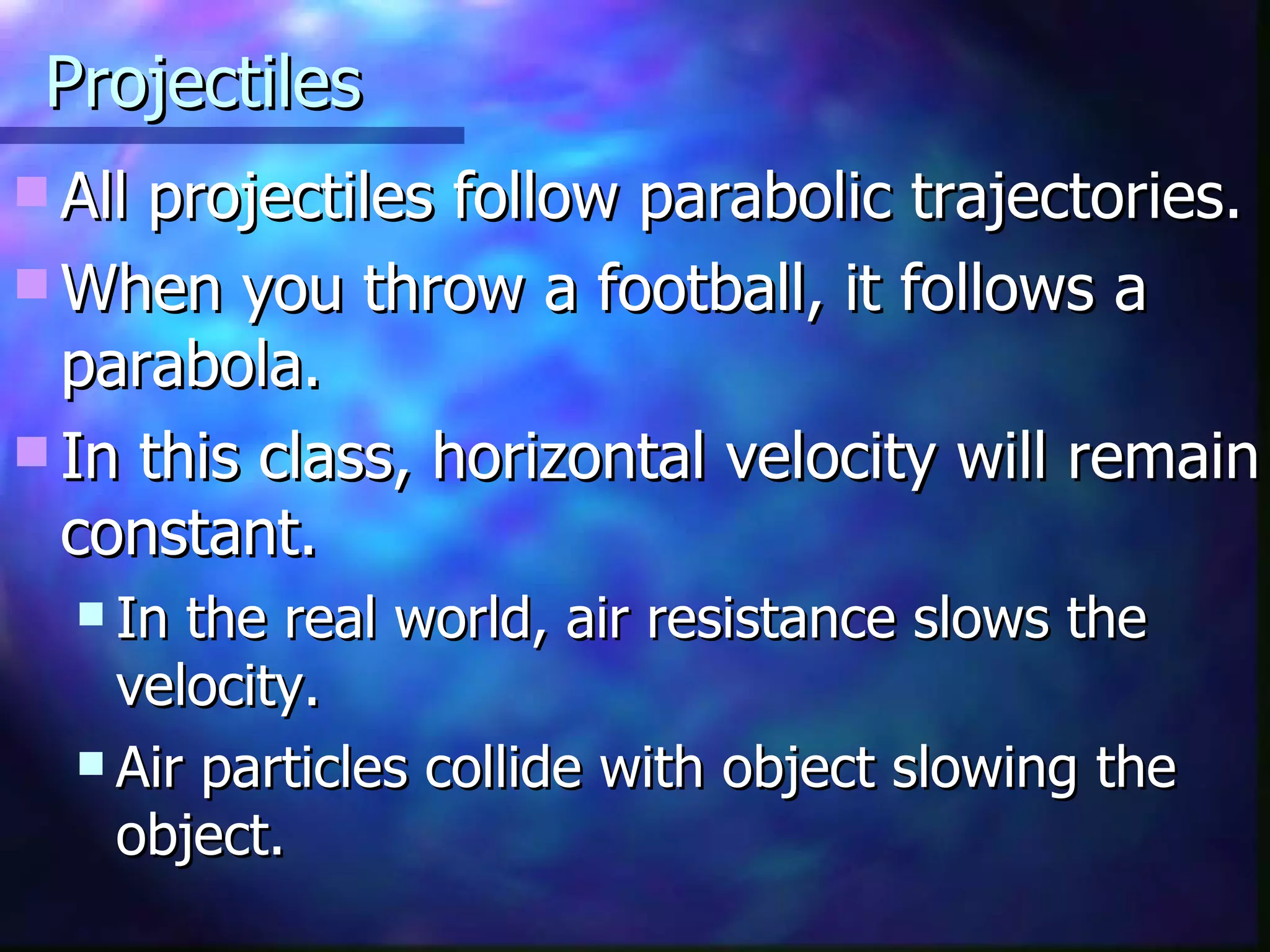 2-6 Projectile Motion | PPT