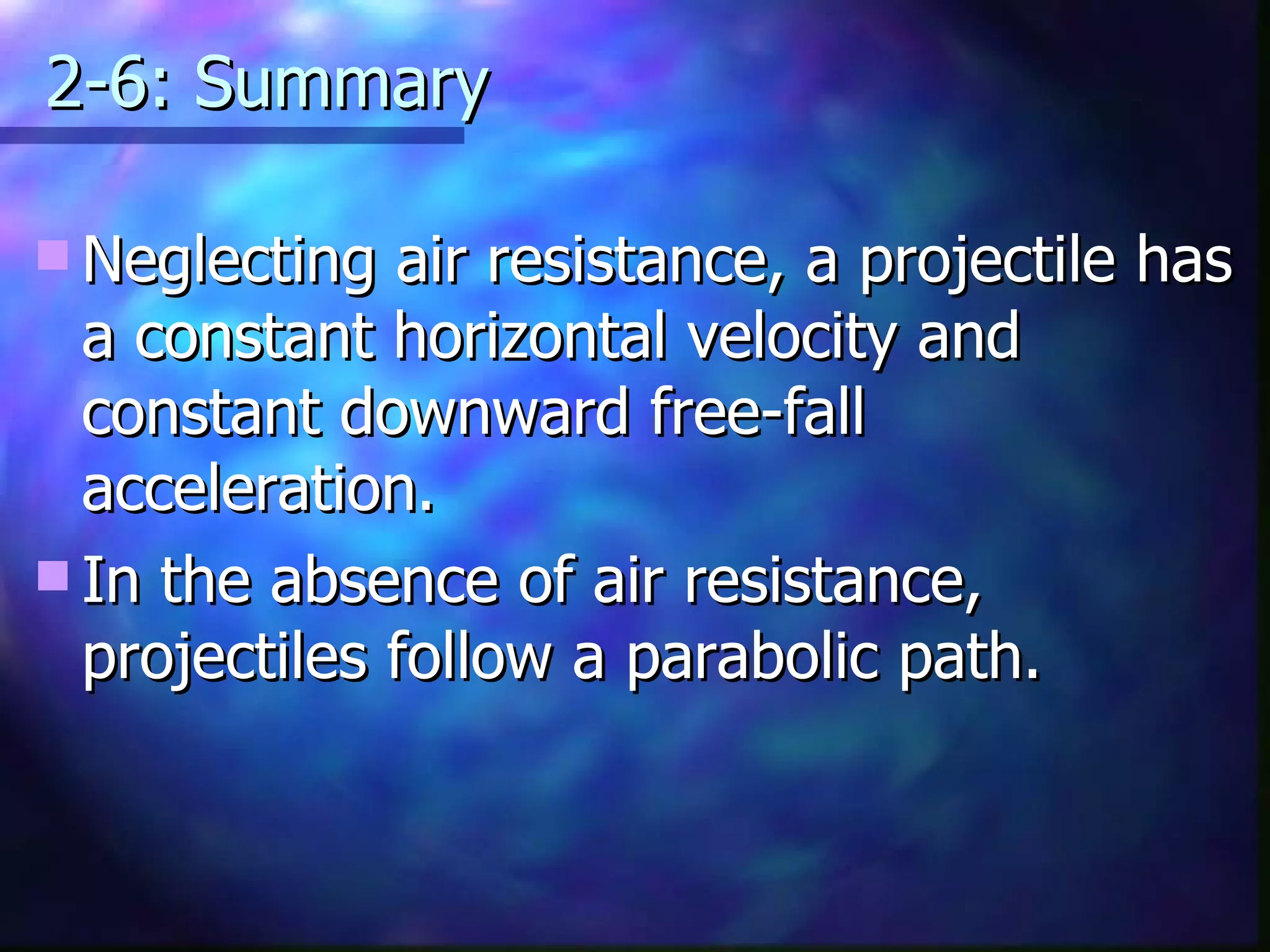 2-6 Projectile Motion | PPT