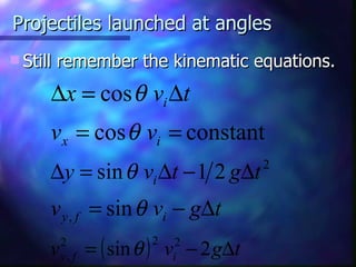 2-6 Projectile Motion | PPT