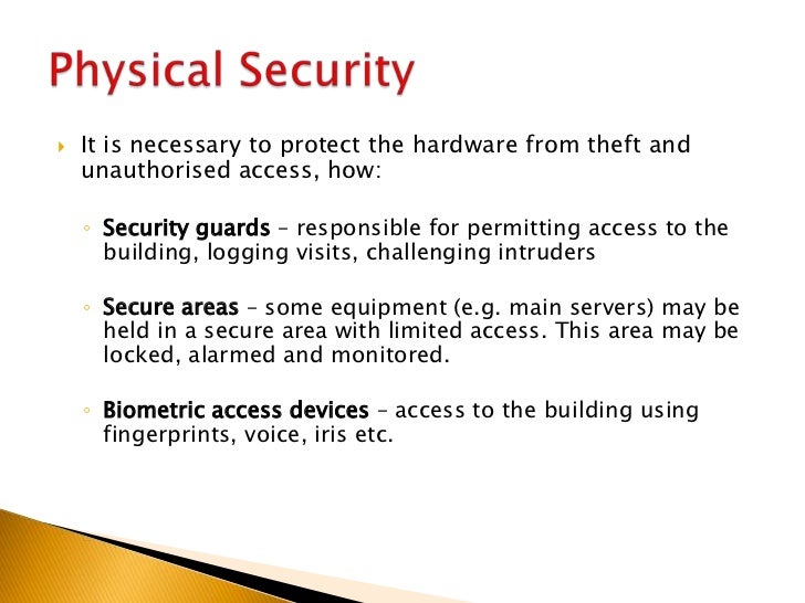 2.5 safety and security of data in ict systems