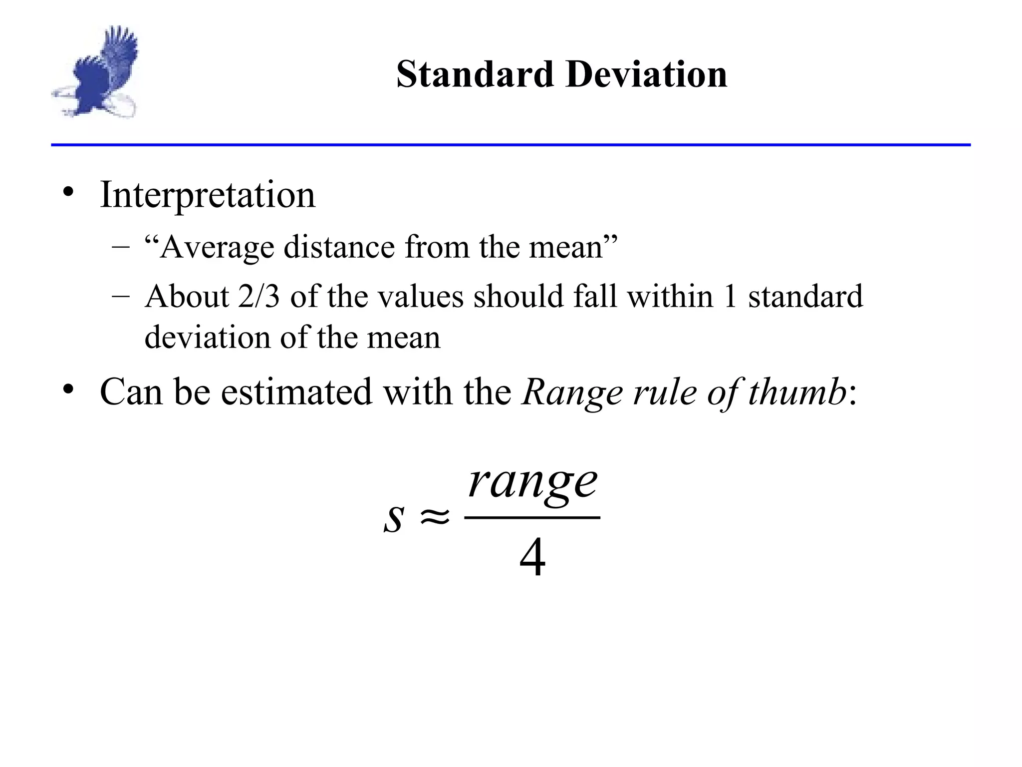 2 5 standard deviation | PPT