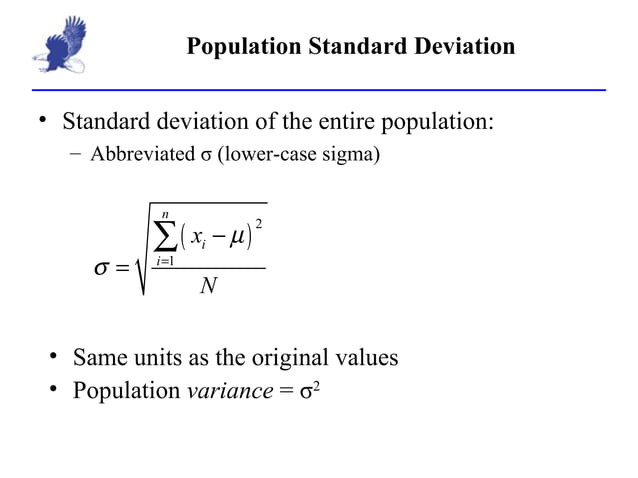 2 5 standard deviation | PPT
