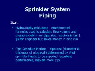 2.5 suppression.sprinklers.wk12a | PPT | Technology & Computing