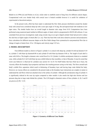Prediction of aerodynamic characteristics for slender bluff bodies with nose cone shapes | PDF