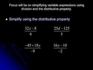 2.6 division of real numbers day 2 | PPT
